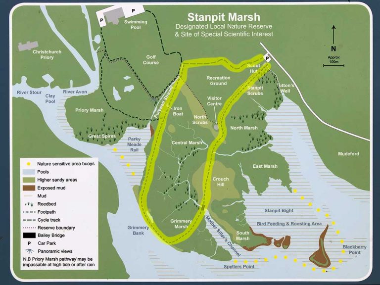 Stanpit Marsh Circular Walk - Christchurch - Dorset Walks