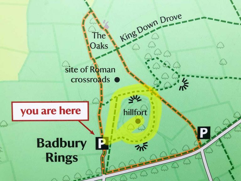 Badbury Rings Hill Fort - Dorset Walks