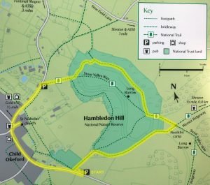 Hambledon Hill Walk - 2.7 miles Iron Age Hill Fort - Dorset Walks