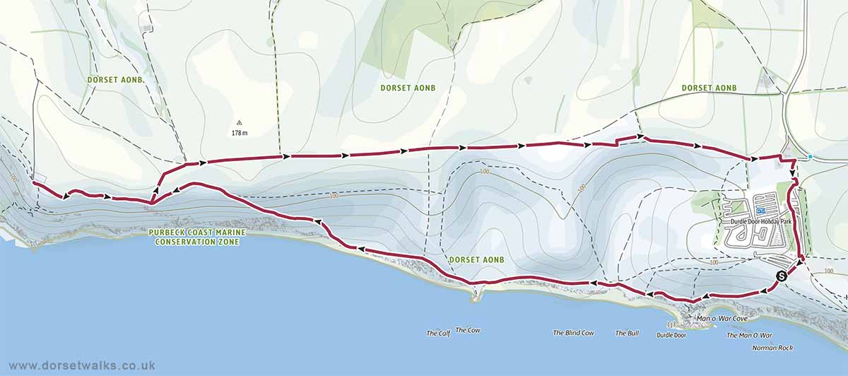 Durdle Door to White Nothe Walk - Dorset Walks