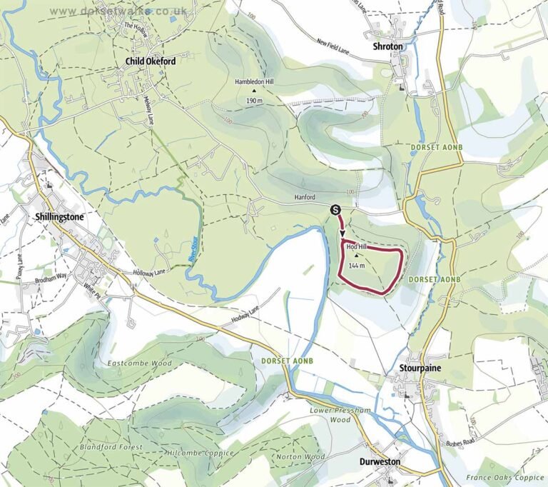 Hod Hill walk near Blandford Forum- easy 1.5 miles - Dorset Walks